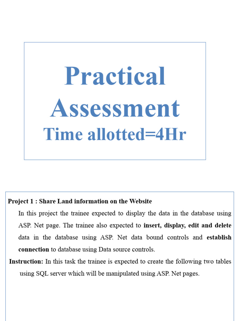 Practical Assessment | PDF | Databases | Active Server Pages