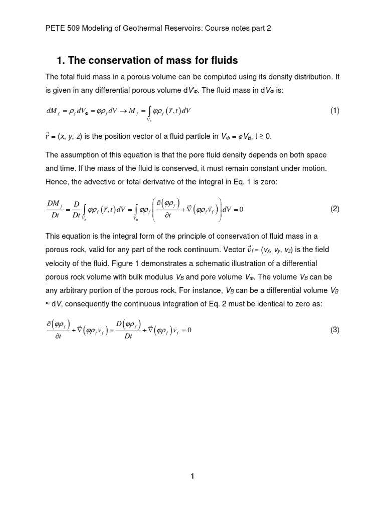 2 Darcys Law And Navier Stokes Course Notes Pdf Viscosity Navier