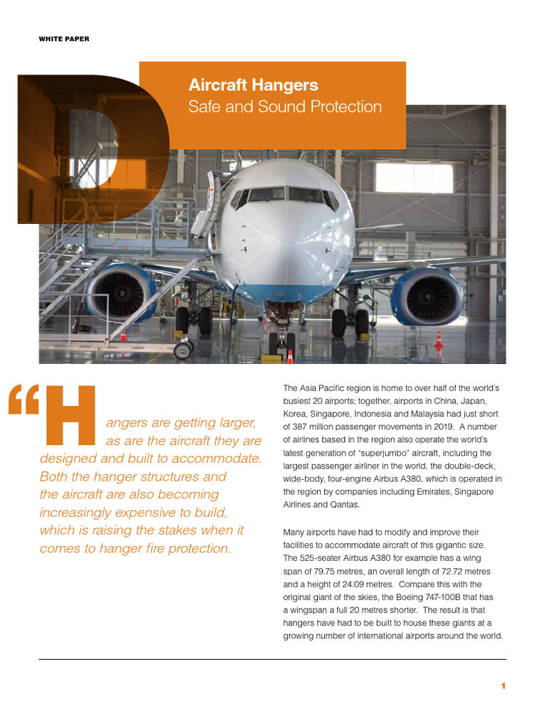 Aircraft Hangar Fire Protection Solutions | PDF | Emirates (Airline ...