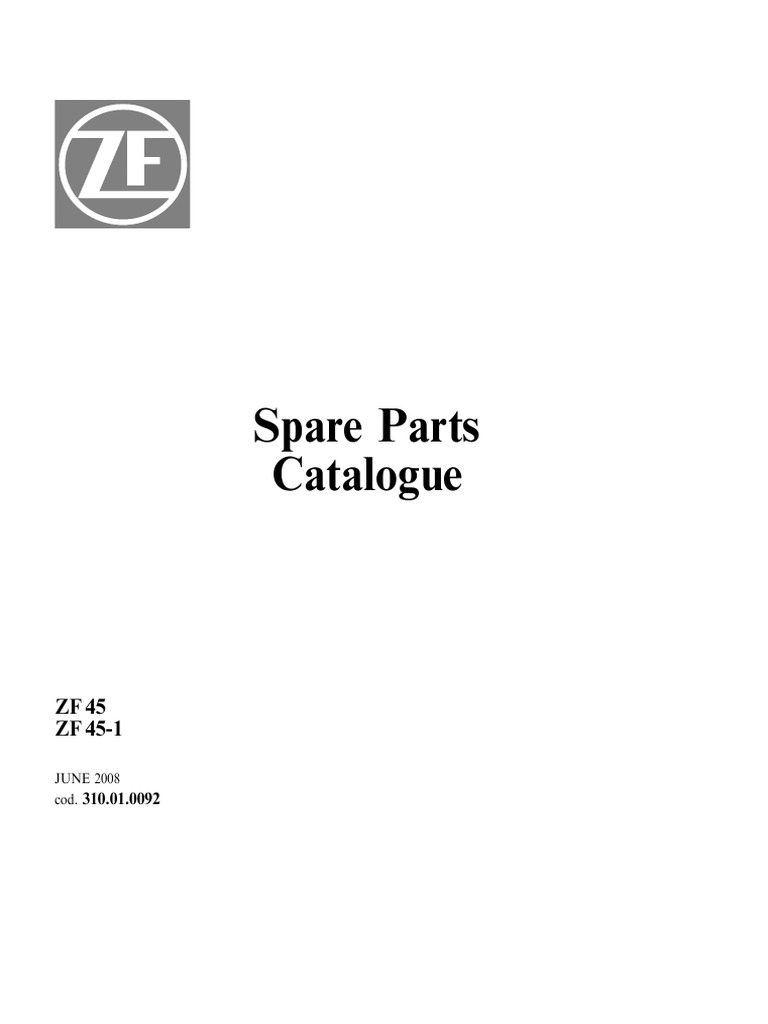 ZF45-1 2008 | PDF | Motor Vehicle