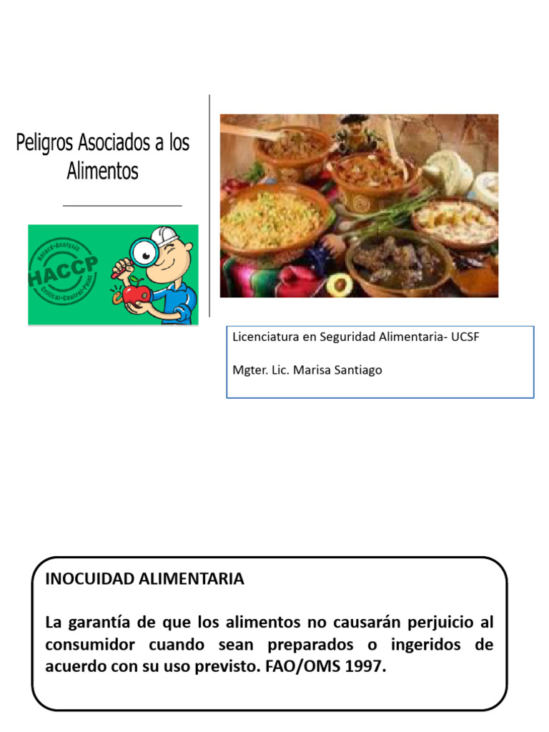 PELIGROS ALIMENTARIOS - HACCP - Presentacion EMA | PDF | Análisis de Riesgo y Puntos Críticos de ...