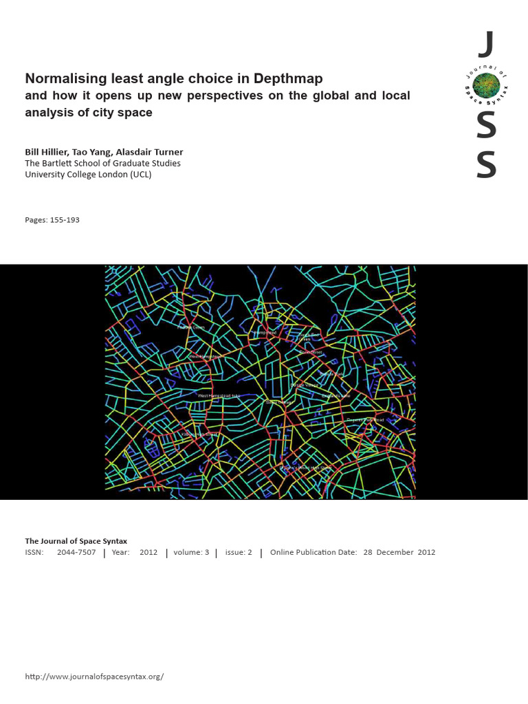 Normalising Least Angle Choice in Depthmap | PDF | Coefficient Of Determination | Distance