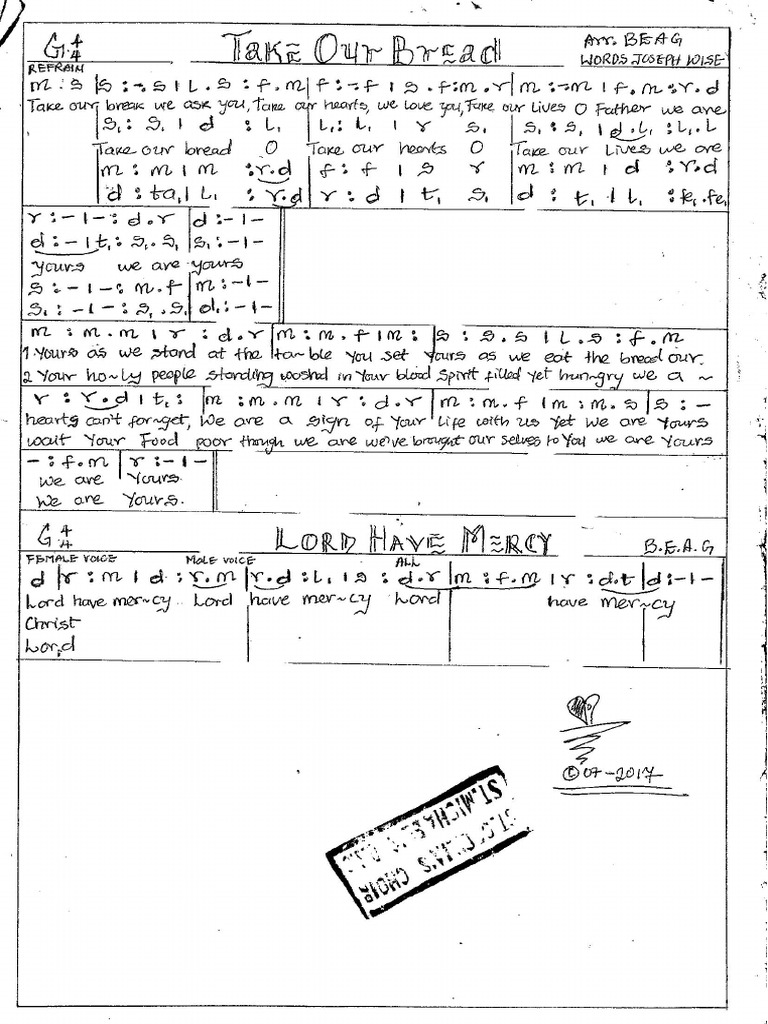 Take Our Bread | PDF