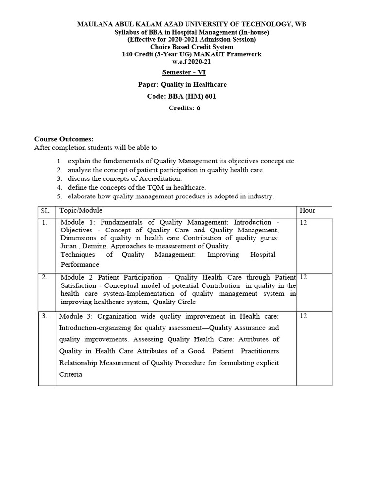 6TH SEM SYLLABUS | Download Free PDF | Human Resource Management ...
