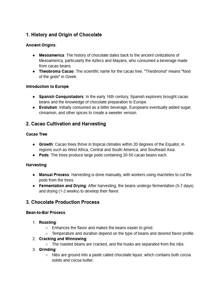 Chocolate | PDF | Chocolate | Types Of Chocolate