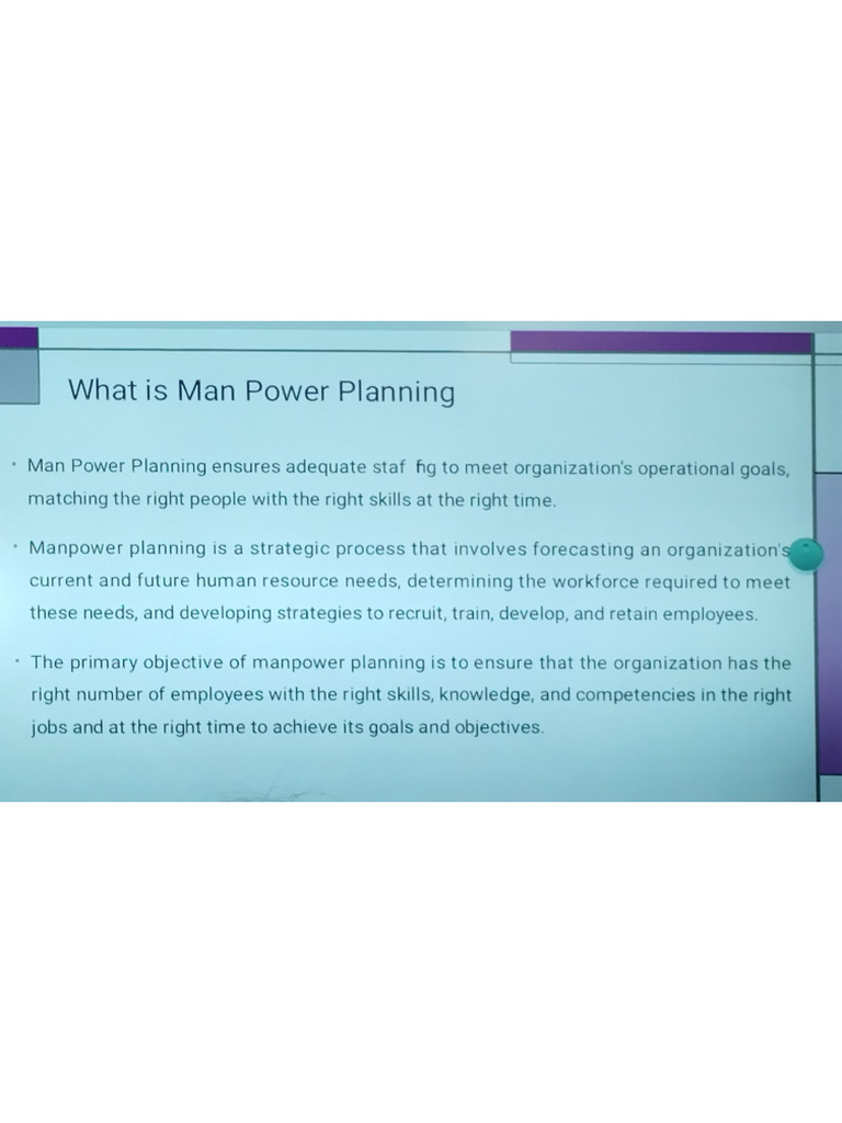 Manpower Planning Notes (21-5-24) | PDF