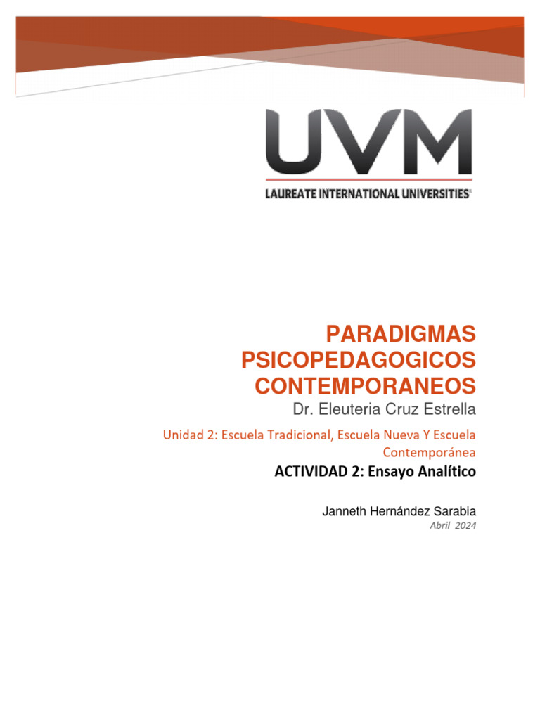 Paradigmas Educativos: Tradicional a Contemporáneo | PDF | Maestros ...