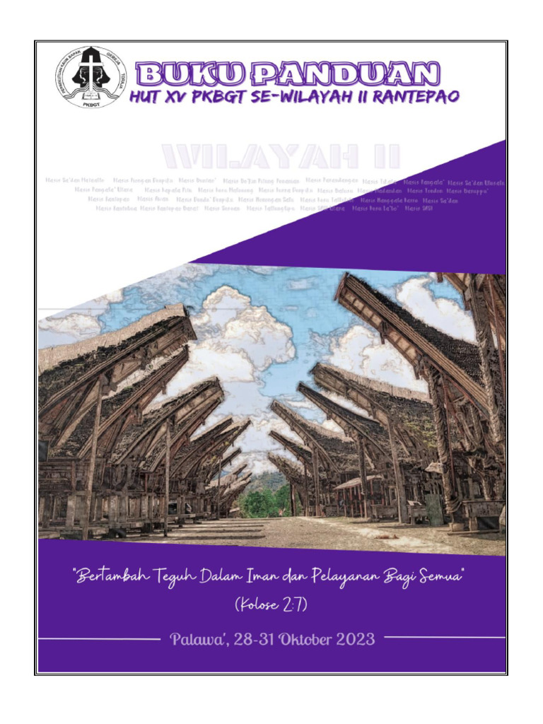HUT XV PKBGT Rantepao 2023 | PDF