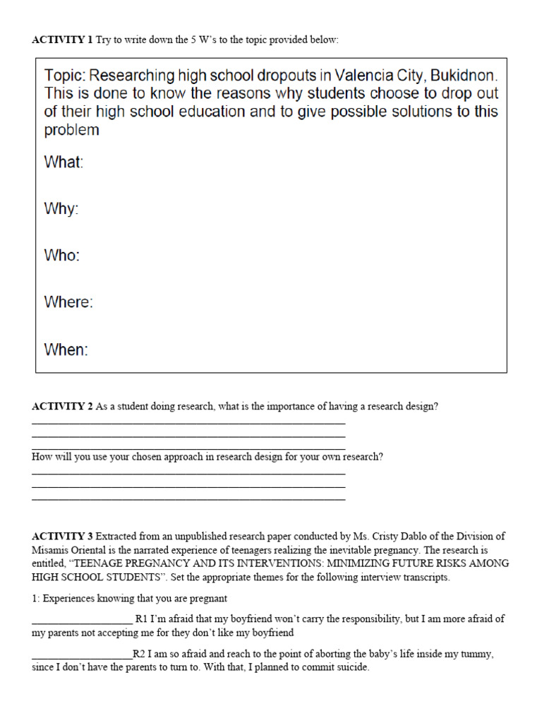 Supplementary Activities Set 1 | PDF | News