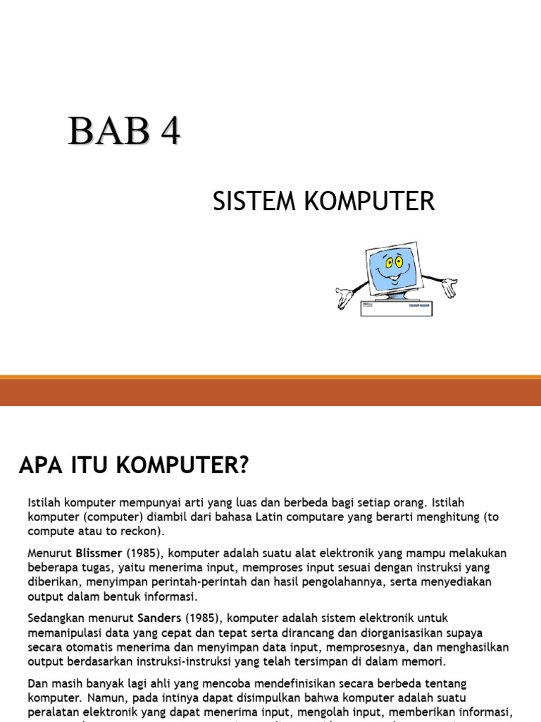 Sistem Komputer | PDF