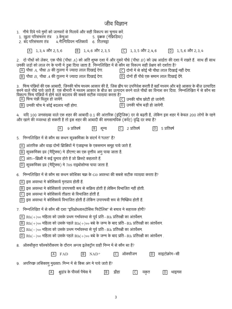 2017 Hindi IAT | PDF
