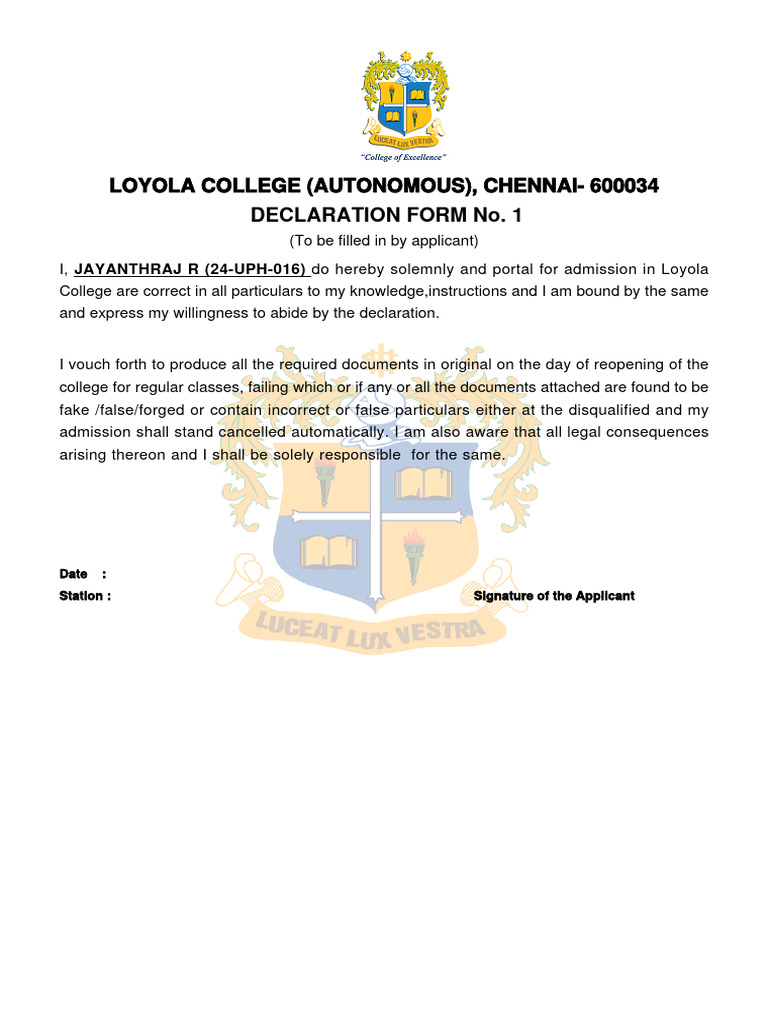 Print Declaration and Affidavit Forms | PDF | Affidavit | Common Law