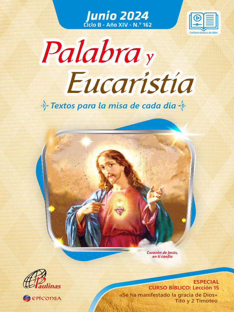 06 Palabra y Eucaristía Junio 2024 Digital | PDF | eucaristía | Cristo (título)