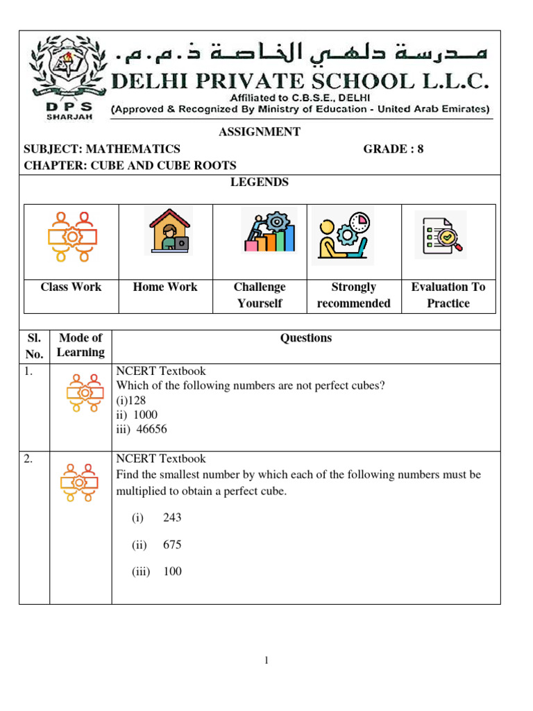 2024-2025-Class VIII-Mathematics-Chapter 7-AW | PDF | Volume