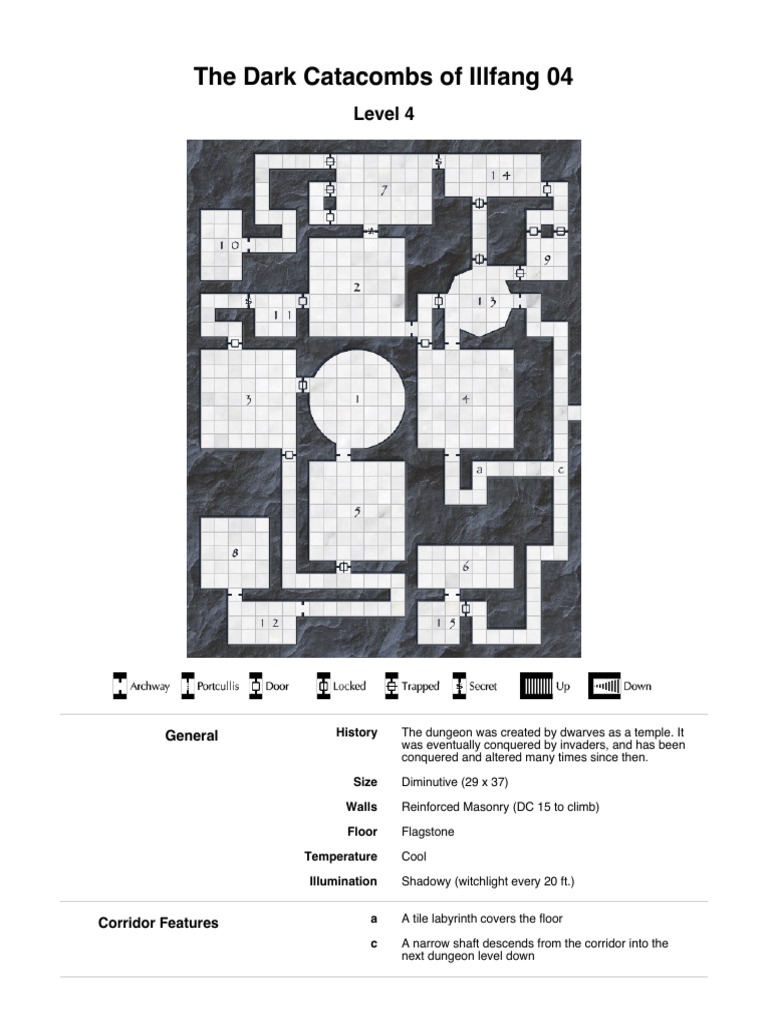 The Dark Catacombs of Illfang 04 | PDF