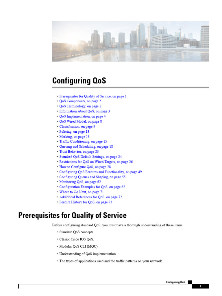 QOS Theory | PDF | Quality Of Service | Internet Protocols