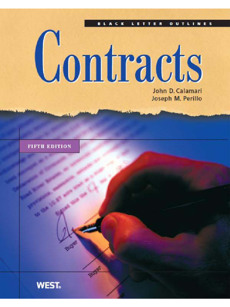 Calamari and Perillo's Black Le - Joseph Perillo | PDF | Offer And ...