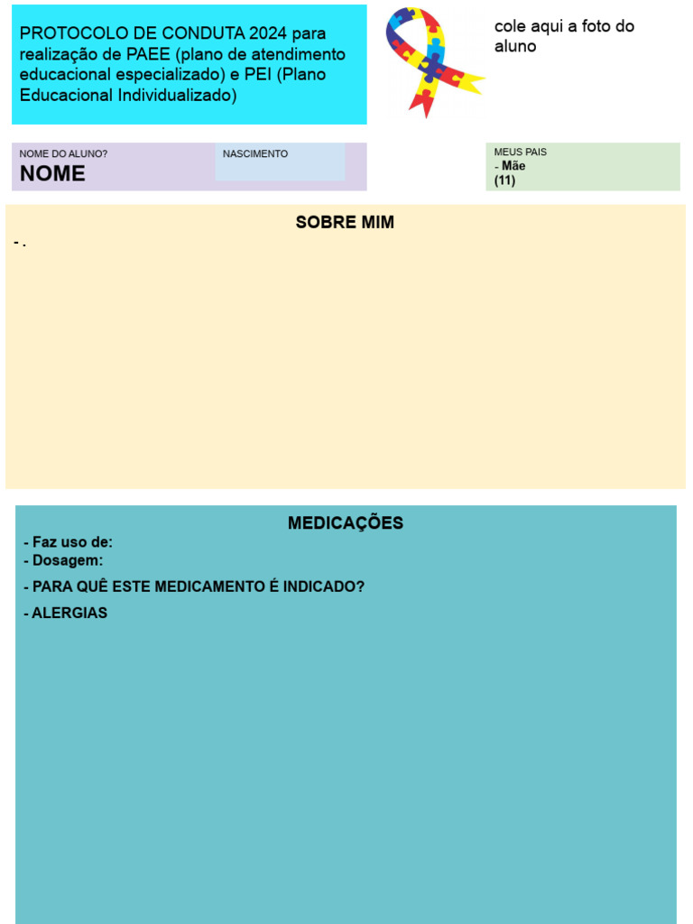 Modelo PROTOCOLO DE CONDUTA 2024 | PDF