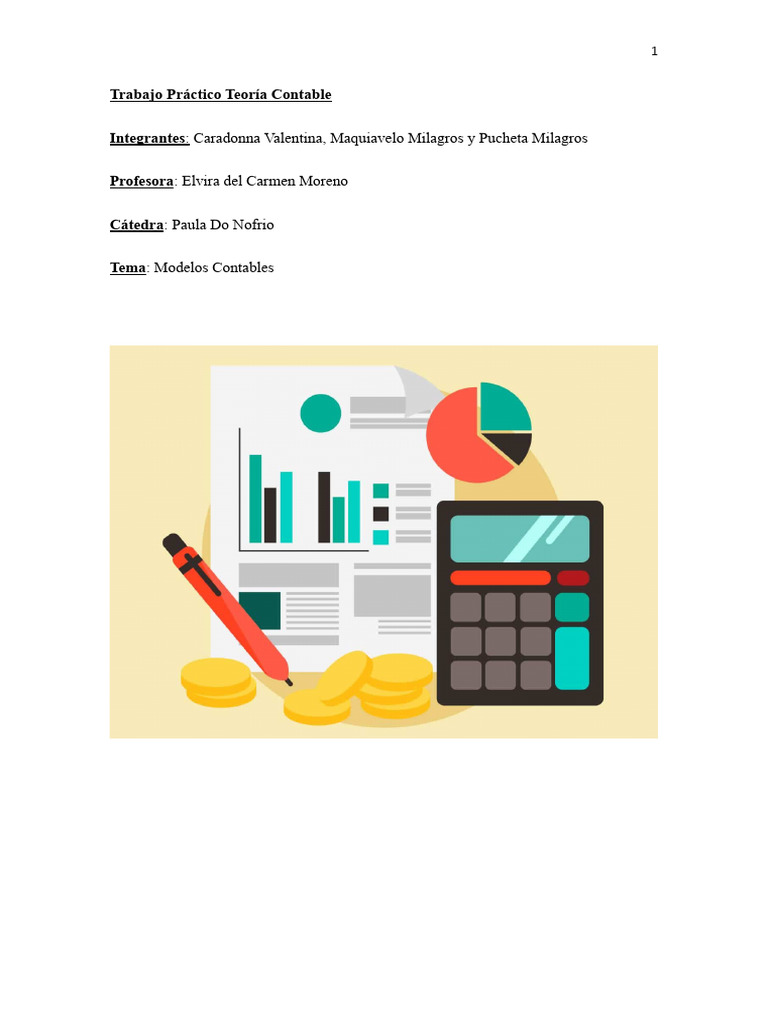 TP Teoria Contable | PDF | Inflación | Contabilidad