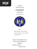 Contoh Varibel-Variabel Dalam Penelitian Psikologi | PDF