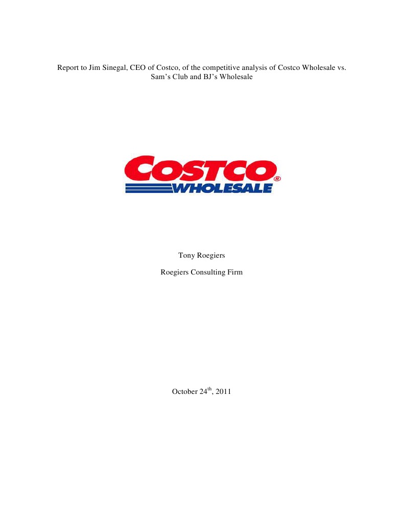 Costco Case Study | PDF | Costco | Revenue