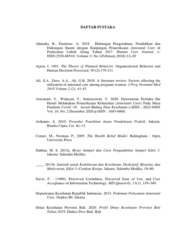 Daftar Pustaka | PDF