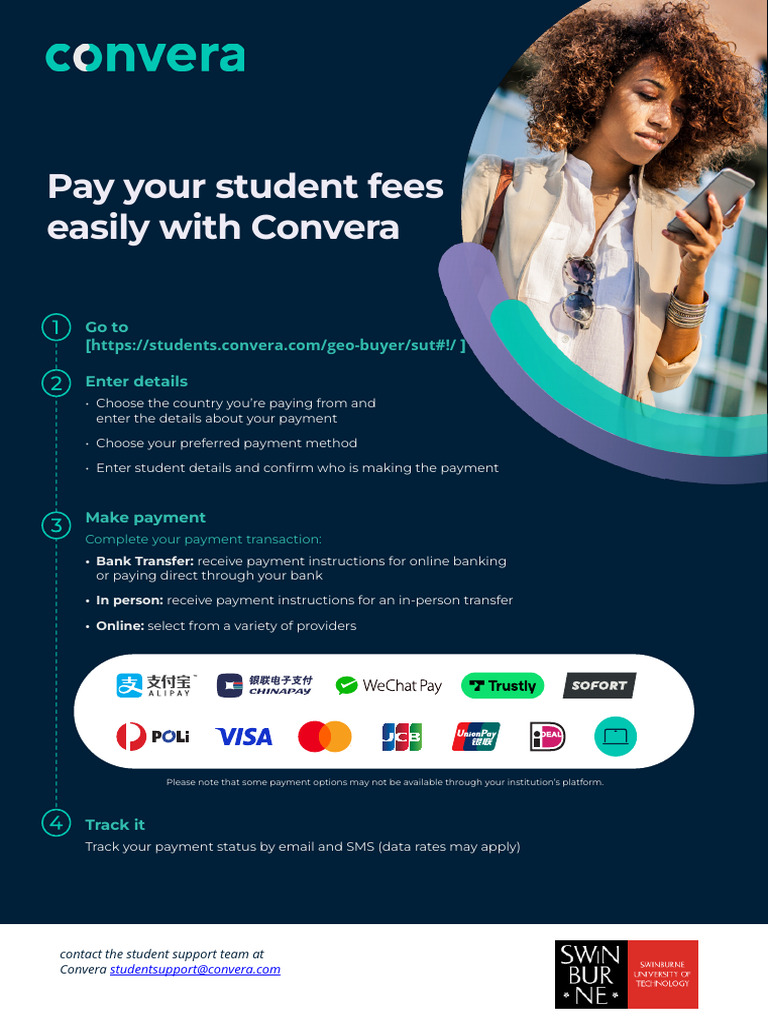 Convera Student Infosheet | PDF | Payments | Banks