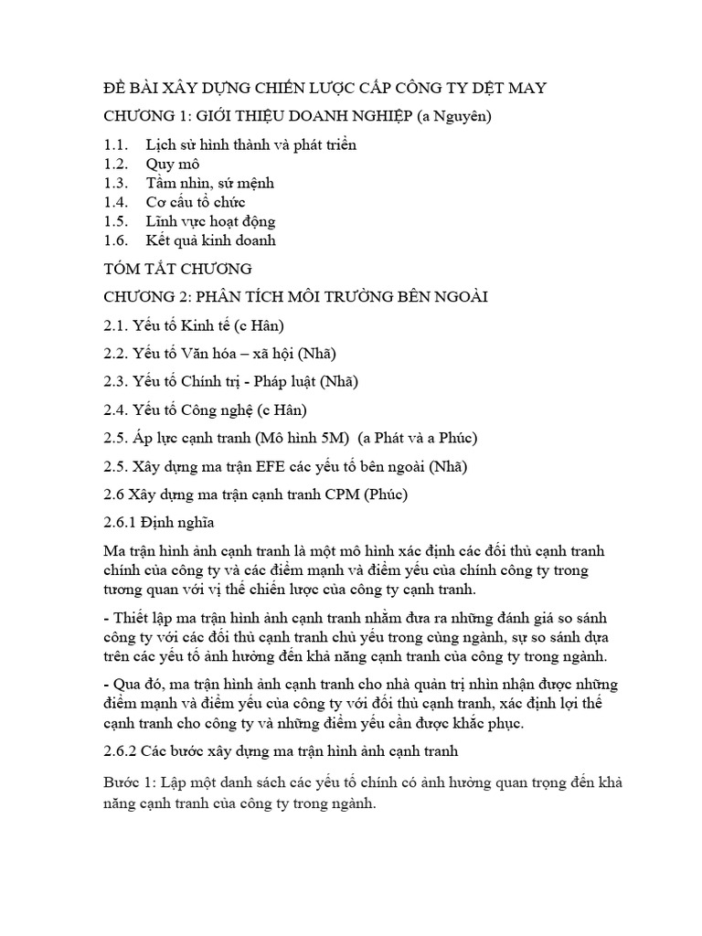 Ma Tran CPM - Phuc | PDF