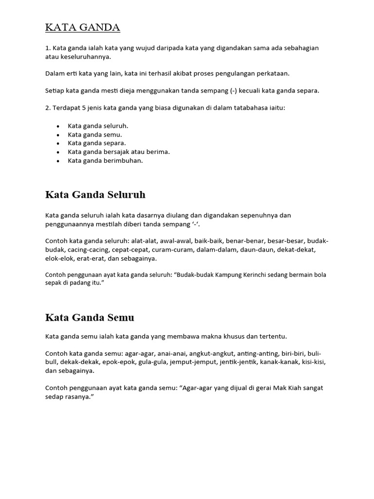 Kata Ganda | PDF