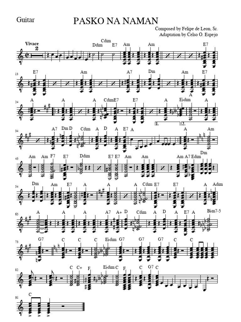 Pasko Na Naman For Musicondalla Anniversary Concert at Met | PDF