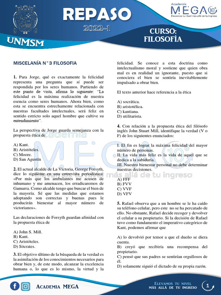 Filosofia Repaso Iii PDF | PDF | Immanuel Kant | Telescopio