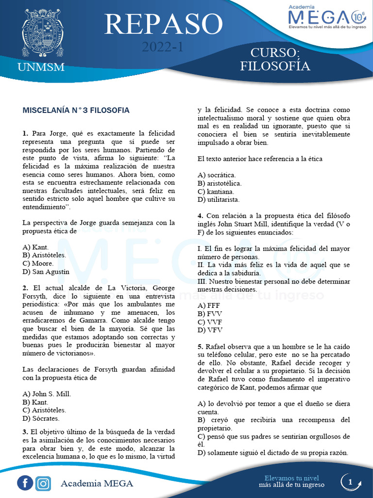 Filosofia Repaso Iii | PDF | Immanuel Kant | Telescopio