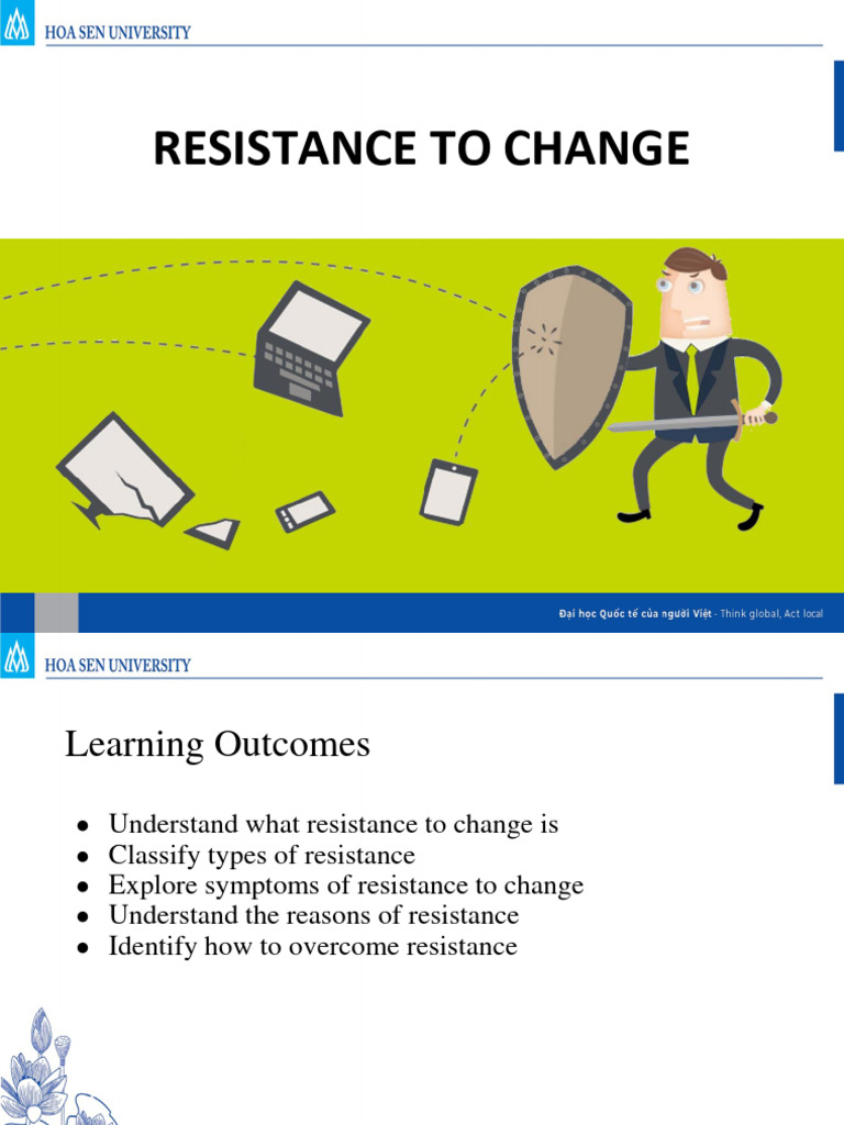 W6.2 Resistance To Change | PDF | Change Management