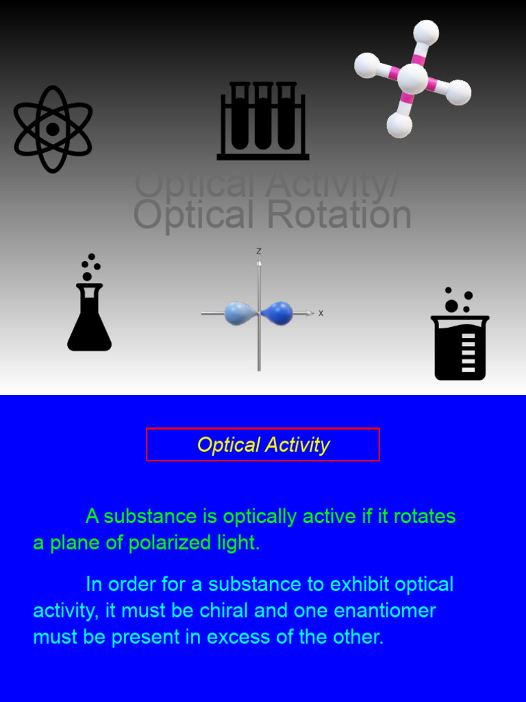 Optical Activity & Rotation Explained | PDF | Teaching Methods ...