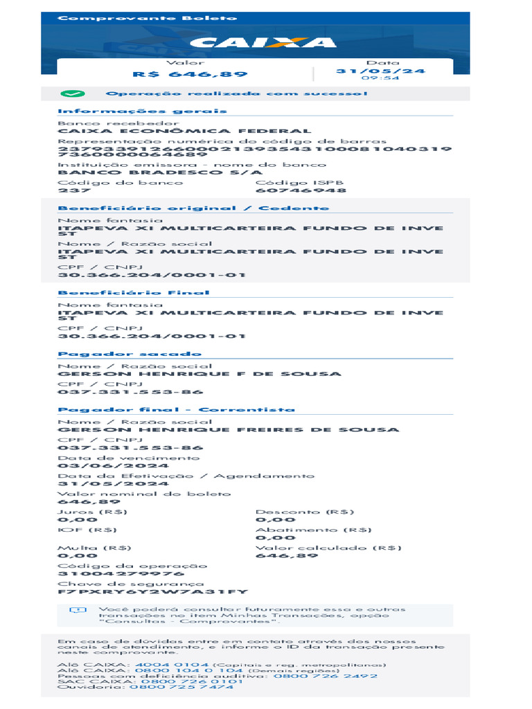Comprovante 2024-05-31 095435 | PDF Comprovante 2024-05-31 095435 | PDF