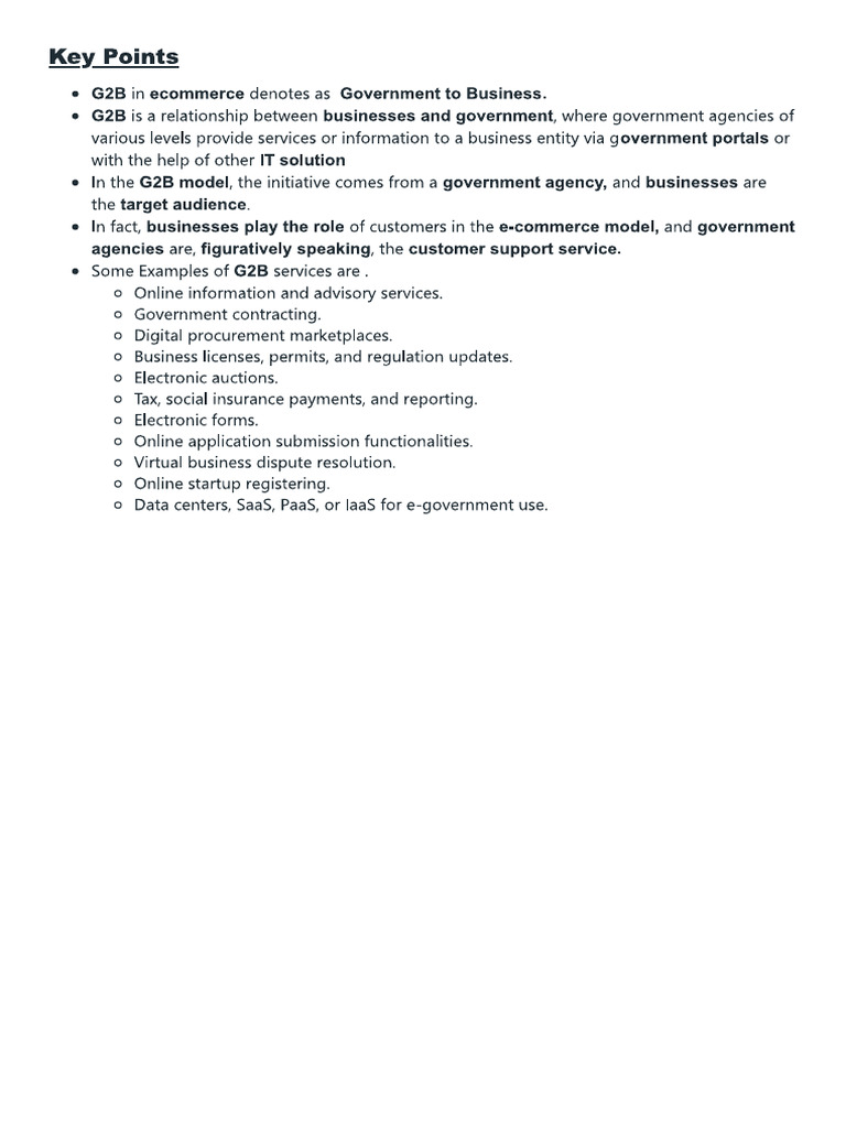 G2B | PDF