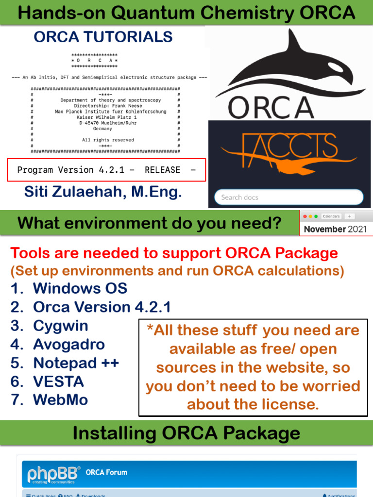 Hands On ORCA 1 | PDF | Computers