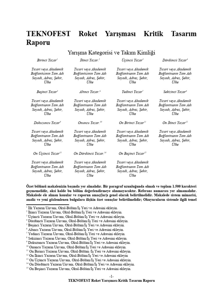 Roket KTR Sablon v1 Mzk10 | PDF