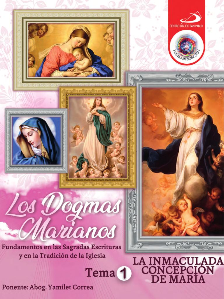 Tema 1 Dogmas Marianos Inmaculada | PDF | María, madre de Jesús | Dogma