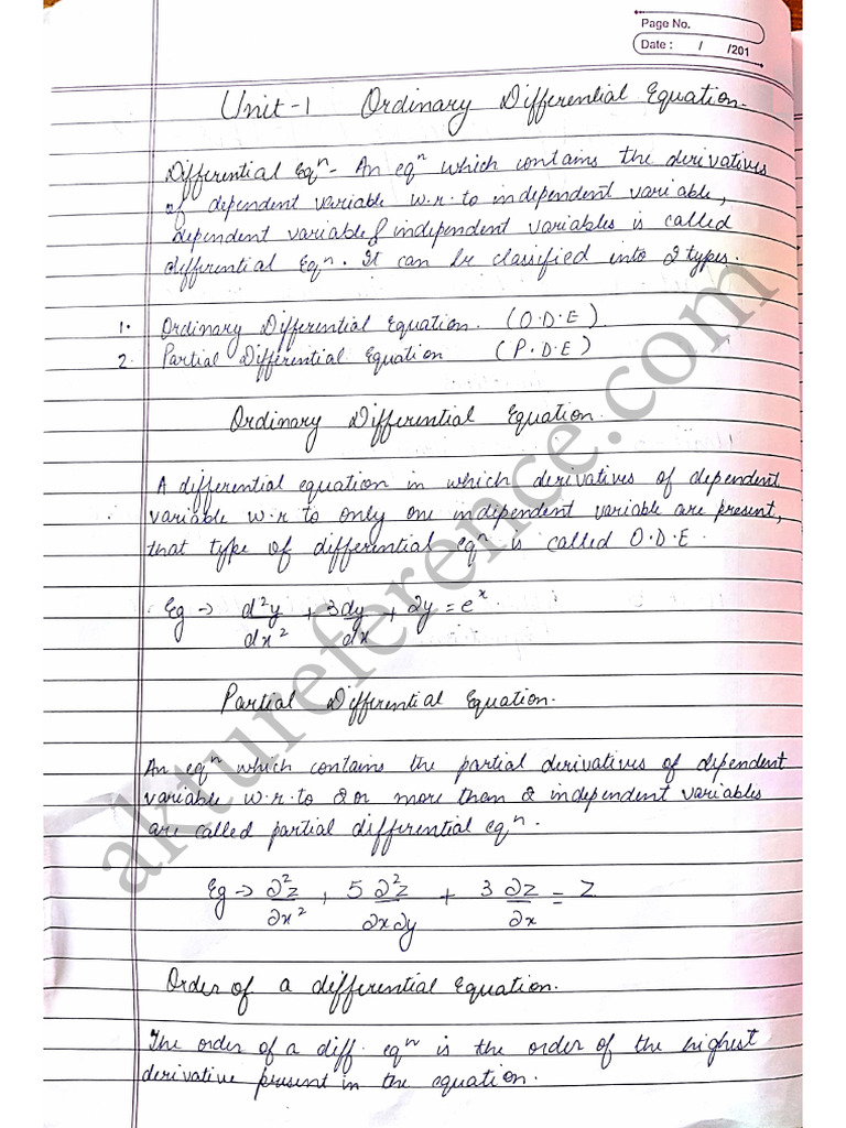 Maths 2 Unit 1 | PDF