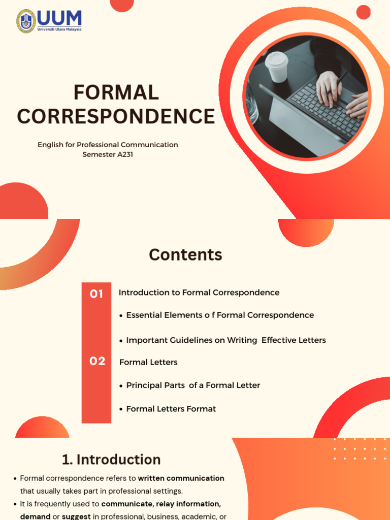2. Formal Correspondence | PDF | Information | Memorandum