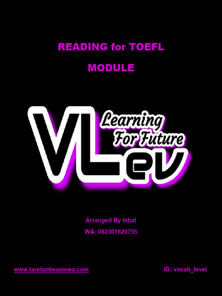1 Modul Reading LV1 2021 | PDF