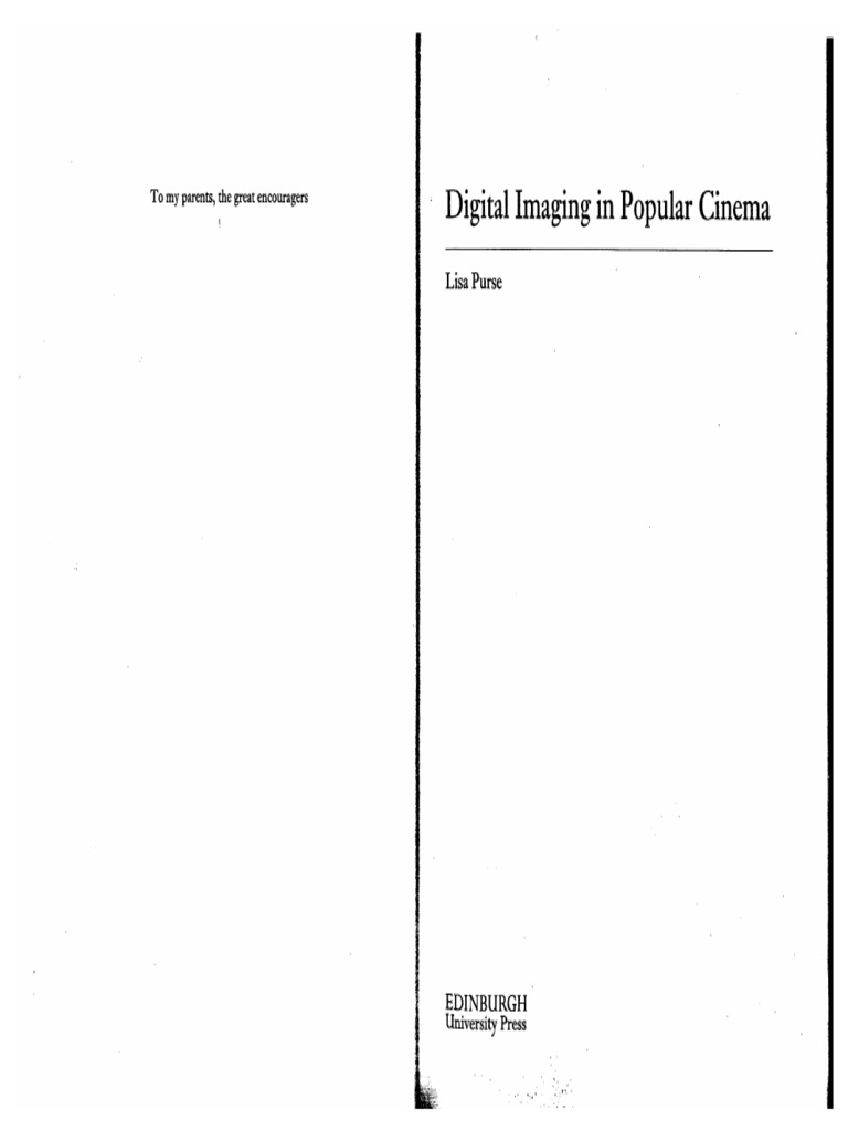Digital Imaging in Popular Cinema | PDF