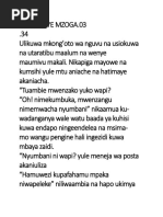 Dokezo La Sabili | PDF