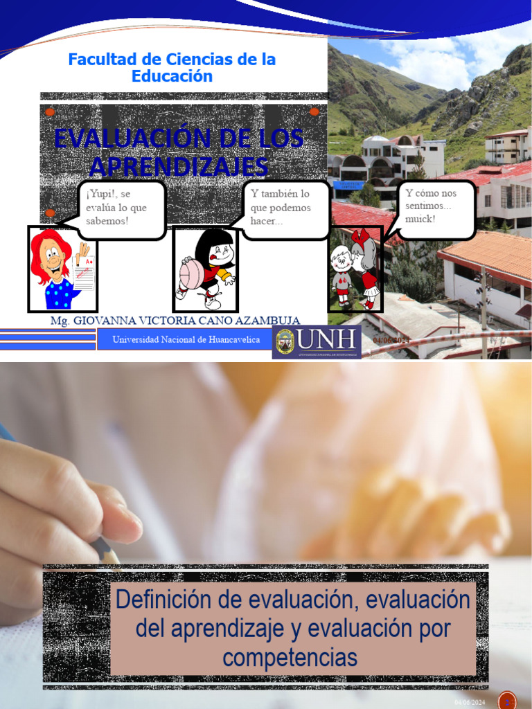5.definición de Evaluación, Evaluación Del Aprendizaje y Evaluación Por Competencias ...