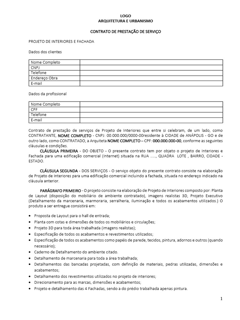 MODELO DE CONTRATO | PDF