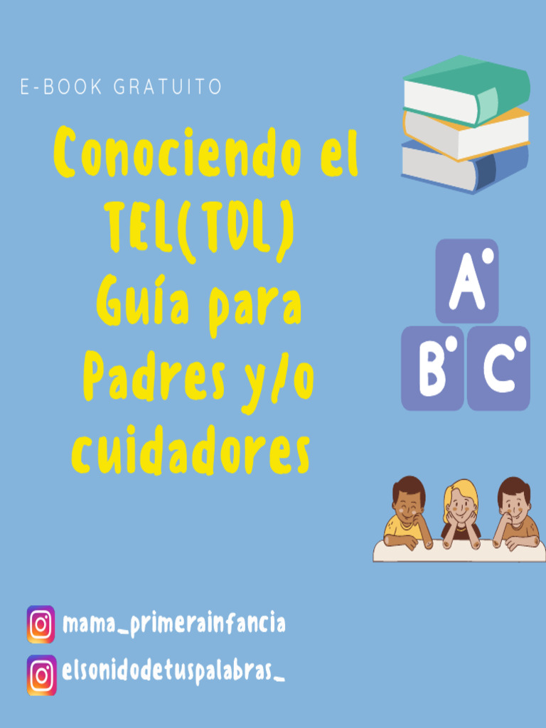 Conociendo El TEL TDL Guia para Padres y Cuidadores | PDF | Aprendizaje | Cognición