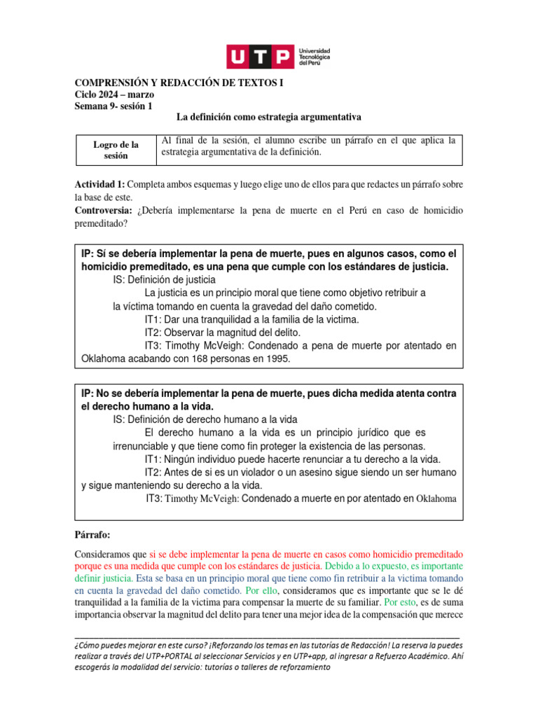 s09 s1+La+Defin Pfvosh | PDF | Pena capital | Aborto