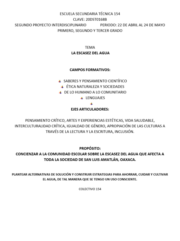 Conciencia sobre la Escasez de Agua | PDF | Agua | Contaminación