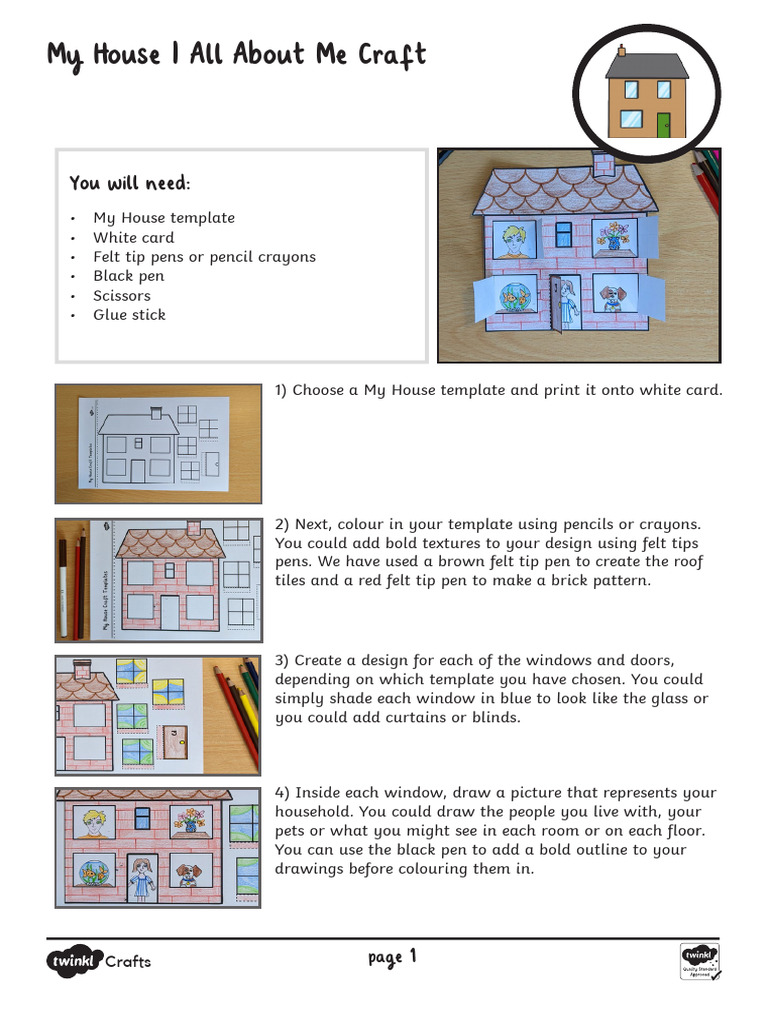 My House Craft Instructions | PDF